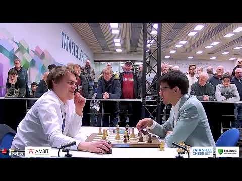 When you make 10 accurate moves in a row | Bluebaum vs Anish Giri | Tata Steel Masters 2026