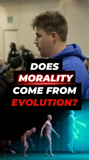 Can evolution tell us what’s right and wrong? . . . #ProblemofEvil #Evolution #Morality | Cross Examined