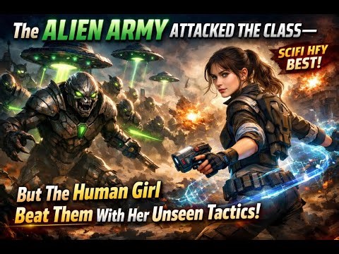 The Alien Army Attacked the Class — But The Human Girl Beat Them With Her Unseen Tactics!" HFY BEST