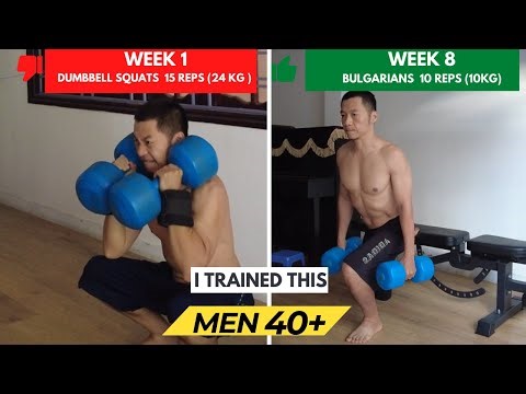 I Trained Dumbbell Squats to Bulgarian Split Squats for 8 Weeks (Over 40)