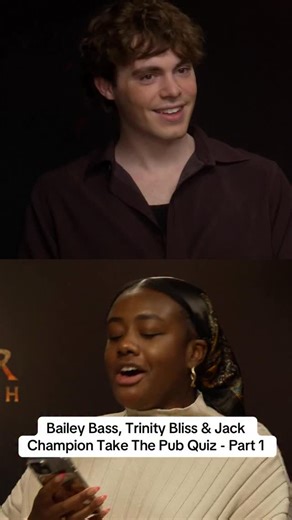 Need these 3 on our pub quiz team #BaileyBass #TrinityBliss #JackChampion #pubquiz #Avatar | BuzzFeed UK