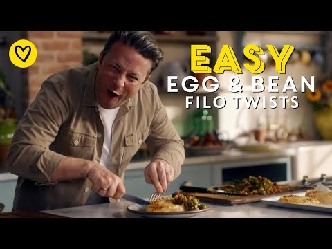 Easy Egg & Bean Filo Twists Recipe | Eat Yourself Healthy By Jamie Oliver