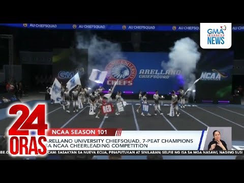 Arellano University Chiefsquad, 7-peat champions sa NCAA Cheerleading Competition | 24 Oras