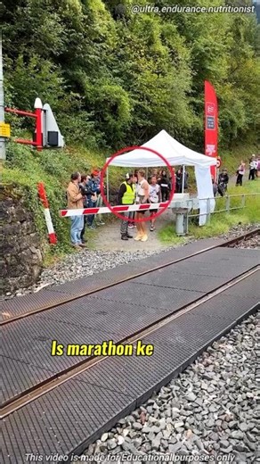 Race Stopped at the Finish Line 😳 #shortvideo