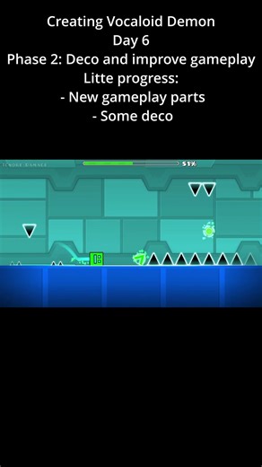 Creating geometry dash demon
