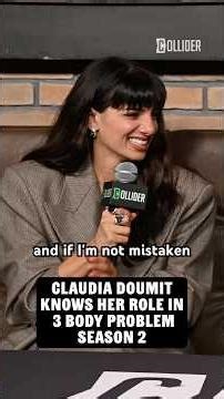 Claudia Doumit Knows Her Role in 3 Body Problem Season 2 #sxsw #3bodyproblem #netflix