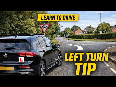 Approaching Junctions Turning Left | Learn to Drive Safely (Driving Lesson UK)
