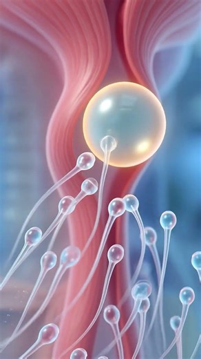 How Sperm Meets Egg Inside the Body 🤯 | Fertilization Explained in 3D