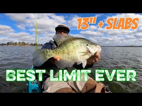 I FOUND HUGE Pre-Spawn Crappie On A MYSTERIOUS Lake | Kayak Crappie Fishing 
