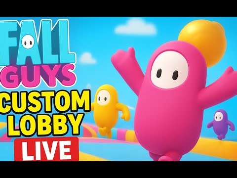 🎉Fall Guys Custom Lobby LIVE | Funny Moments & Viewer Games 🔥#shortlive