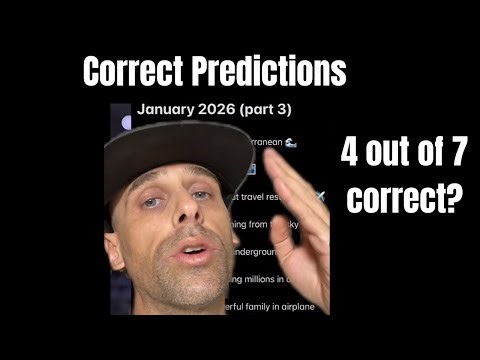 (Part 3) The Final Correct Remote Viewing Predictions From January 2026 Dark Predictions 
