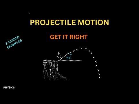 Projectile Motion I, EASY GUIDE, Horizontal Launch, Symmetric Projectile, Cliff Throw | Physics 11