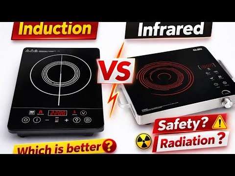 Induction vs Infrared Cooktop 🔥 Which is Better? Pros & Cons Explained | Induction vs Infrared Stove