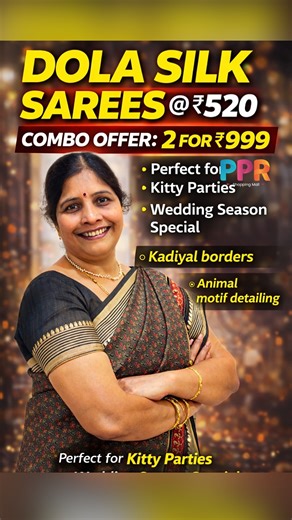 PPR Shopping Mall on Instagram: "New Stock Alert at PPR Shopping Mall, Kodad! 🛍️ Get ready for the festive season! We're thrilled to announce a massive arrival of fresh, stunning saree stock just in time for Christmas, New Year, and Sankranthi! 🚚✨ Our loading docks are bustling, as new collections are arriving from all corners of India! We've meticulously curated a super-fresh stock featuring: 👑 Exquisite Silks: Perfect for those grand festive occasions. 🌿 Comfortable Cottons: Stylish and br