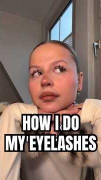 How I Do my Eyelashes #makeup