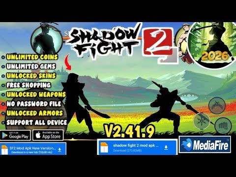 shadow fight 2 mod apk v2.41.9 | latest version, Game Client optimized, unlimited money and unlock