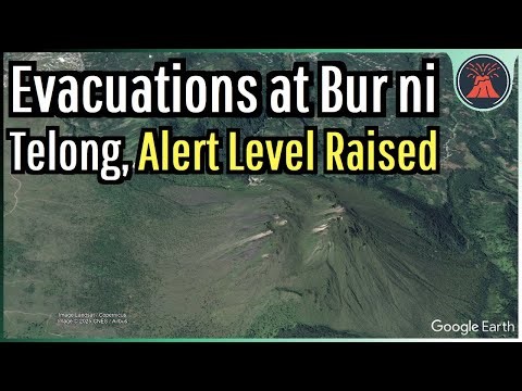 Evacuations Underway at Bur ni Telong Volcano, Alert Level Raised