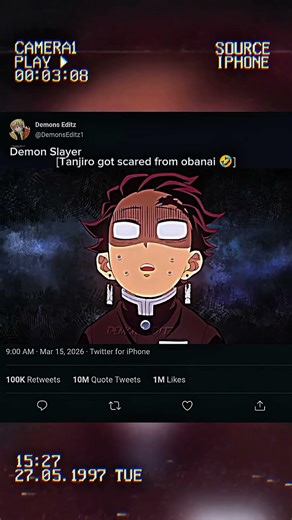 Tanjiro got scared from obanai 🤣-{#demonslayer #viral #youtubeshorts