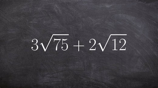 Learn how to add two radical expressions by simplifying first