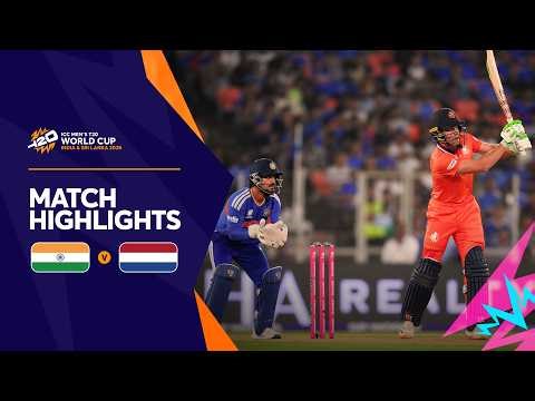 India v Netherlands | Match Highlights | Men's T20 World Cup 2026