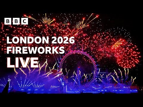 Happy New Year Live! 🎆 London Fireworks 2026 🔴 BBC
