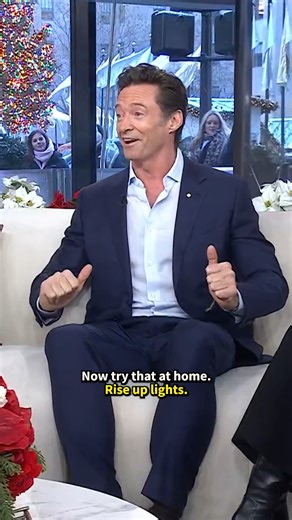 TODAY on Instagram: "Time for the perfect Australian accent, thanks to Hugh Jackman's help.🧍🆙💡"