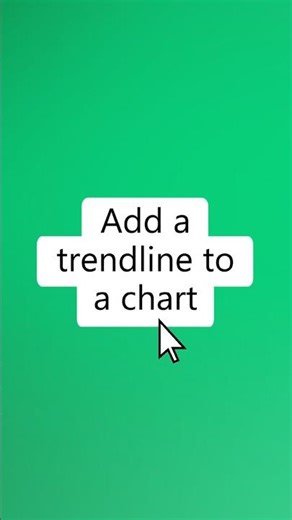 How to add a trendline in Excel (30 second tutorial)