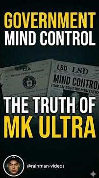 The Government’s Secret Mind Control Project: MK ULTRA 🧠 #rainmanvideos #cia #history