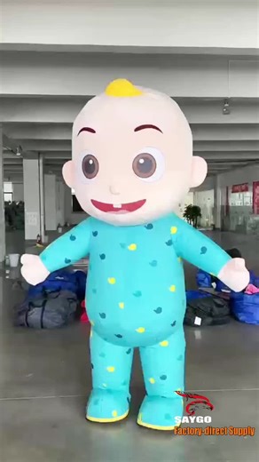 Jojo Inflatable Mascot Costume, factory-direct supply, welcome sale or customize size,color and styles