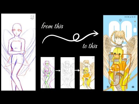 A ducky girl with wings🦆🖌️🪽