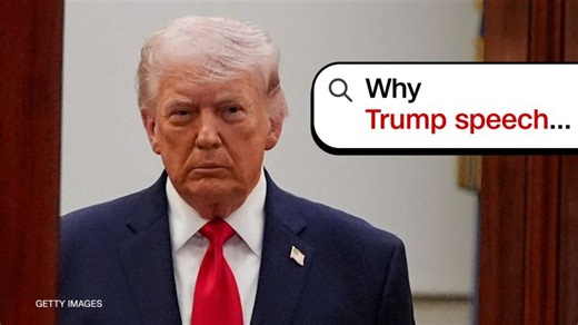 Why Trump speech is trending