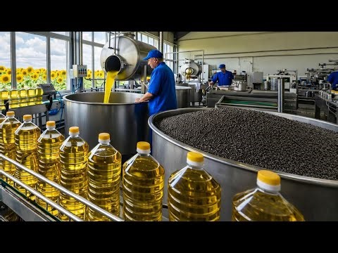 How Cooking Oil Is Made | Inside the Real Oil Production Process