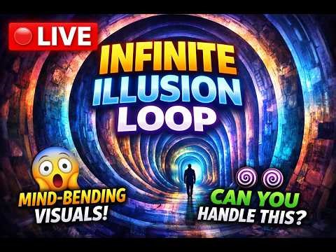 LIVE 🔴 Infinite Loop Illusion Can Your Brain Handle This? 🤯