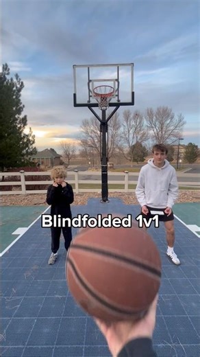 BLINDFOLDED 1v1 😂