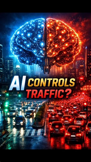 What If AI Controlled Every Traffic Light in the World? 🚦🤖 #shorts #algorithm