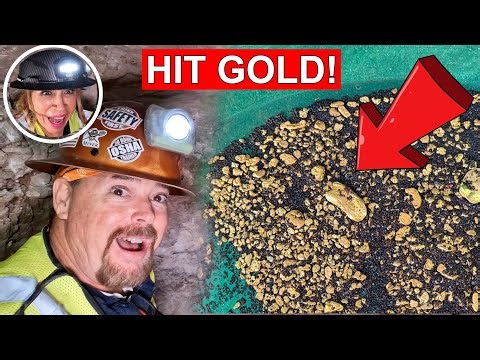 Underground Mine Breakthrough… We Hit GOLD Behind Solid Rock!