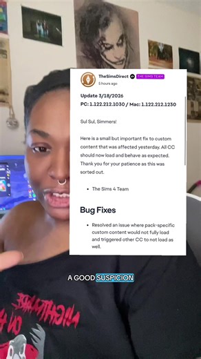 HOTFIX FOR THE SIMS 4 TODAY!! #sims4 #sims4mods #sims4cc #sims4gameplay