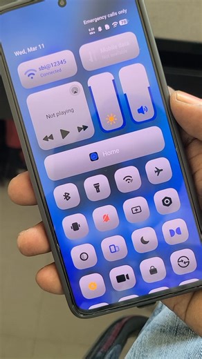 HyperOS New control center |Xiaomi HyperOS themes New Homescreen And control center ✅️