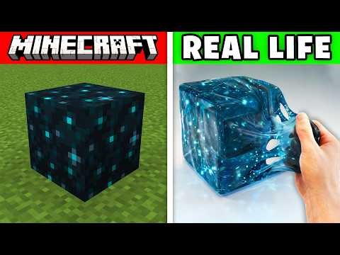 Minecraft Mobs in REAL LIFE (Items, Animals, Blocks)