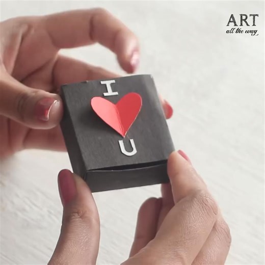 Open the box… and let love pop ❤️✨ This heart popup box is perfect for surprises, messages, and special moments 💌 Simple, creative, and made with love! 👉 Follow for more easy DIY gift & craft ideas 👉 Save this post for later #heartpopupbox #popupbox #handmadegifts #diybox #papercrafts #creativegifting #lovegifts #easycrafts #artandcraft #fbcrafts | Art All The Way