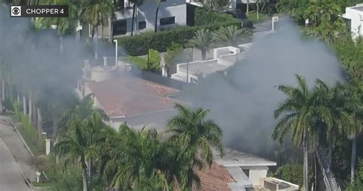 BREAKING: Massive house fire erupts on Bay Harbor Islands