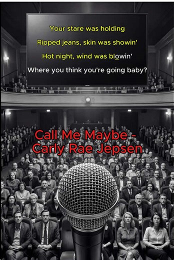 Sing with me : Call Me Maybe - Carly Rae Jepsen #karaoke #singer #callmemaybe #song #jackblack