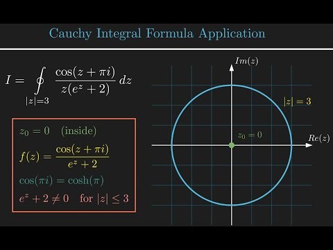 Evaluating Contour Integral cos(z + πi) / (z * (e^z + 2)) | Cauchy Formula