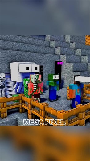 What Happens If All Minecraft Mobs Stay Together? 😳 #minecraft#original#shorts