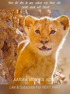 Simba is left alone after his father's death and his life is full of struggle.