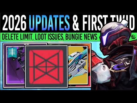 Destiny 2: JANUARY UPDATES & BUNGIE RETURN..! Roadmap Frustration, Delete Limit, New Issues, Events