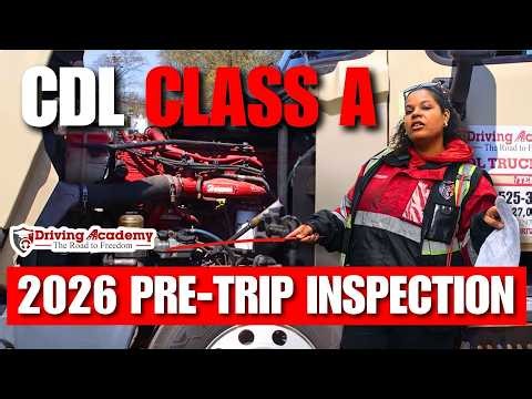 NEW 2026 CLASS A PRE-TRIP INSPECTION GUIDE! GET PREPARED FOR YOUR CDL TRUCK EXAM