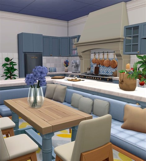 Modern Country Kitchen 🍳 | The Sims 4 Speed Build