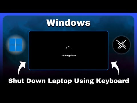 How to Shut Down Windows 11 Using Only the Keyboard - Shut Down Laptop with Keyboard