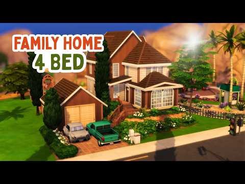 4 Bedroom Family Home | The Sims 4 Speed Build